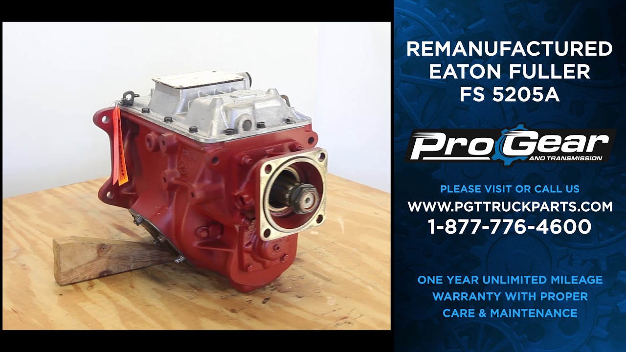 EATON FULLER FS5205A TRANSMISSIONS - YouTube
