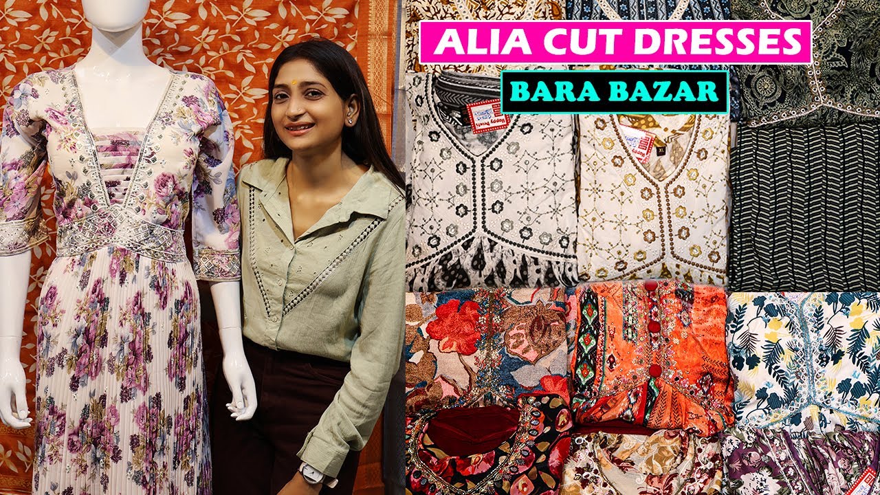 Trendy Alia Cut Dresses by Happy Prints | Alia cut dress collection ...