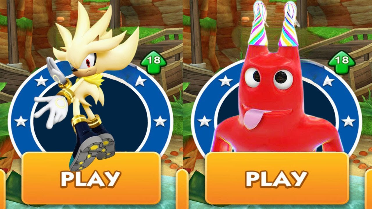 Sonic Dash vs Garten of Ban Ban: Craft Game- Super Silver vs All Bosses ...
