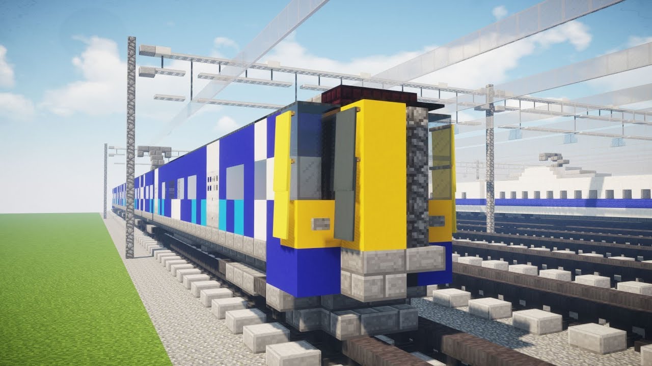 Minecraft ScotRail British Rail Class 380 Desiro Tutorial - YouTube