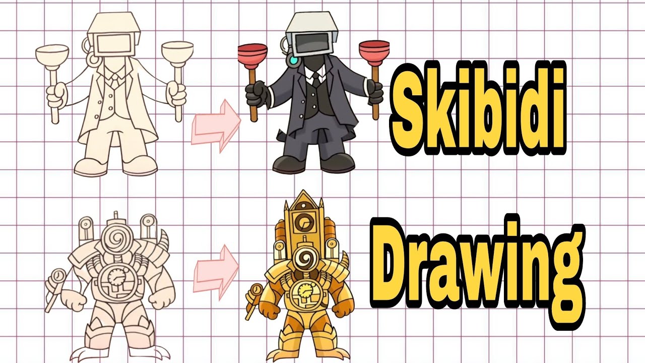 Drawing Skibidi Toilet - YouTube