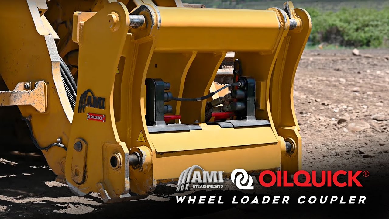 AMI OilQuick® Wheel Loader Coupler - YouTube