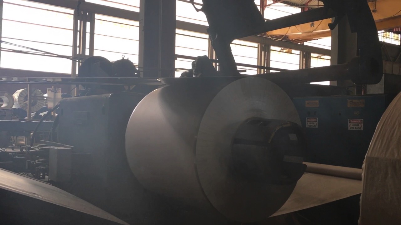 72" x 60K Cincinnati Forte Uncoiler & Paxson L-Shaped Coil Car - YouTube