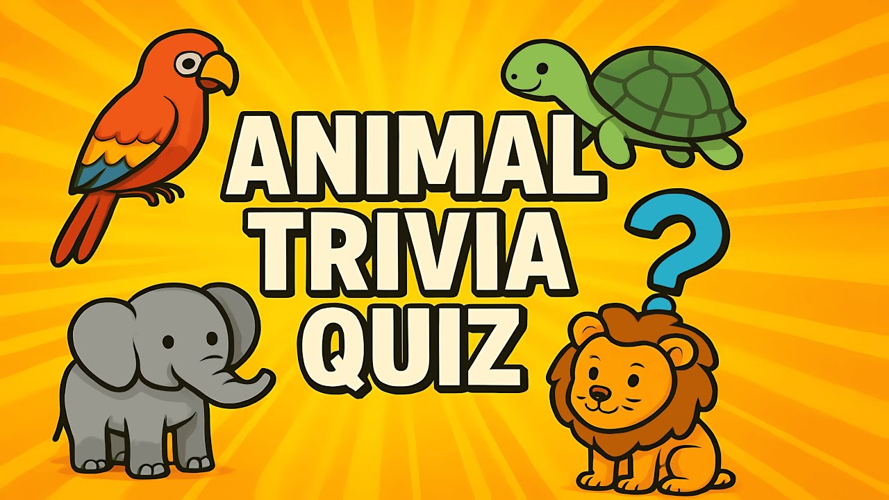 Animal Trivia Quiz 🐯🐰| 50 Questions And Answer About Animals - YouTube