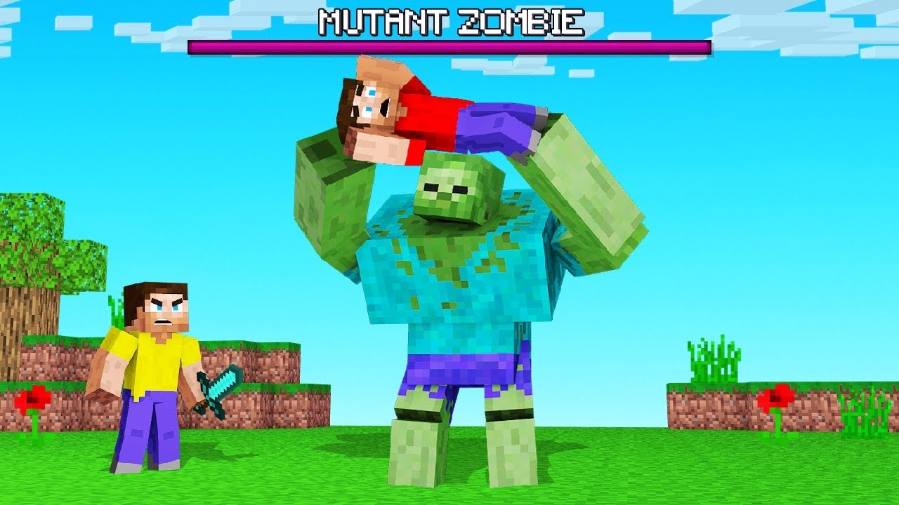 We FOUND The MOST OVERPOWERED ZOMBIE In MINECRAFT (Mutant) - YouTube