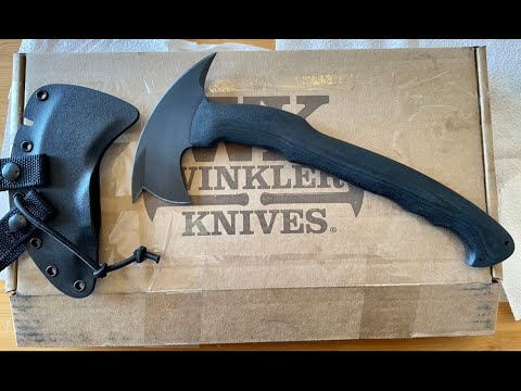 Winkler Knives RnD Spike Hawk (full size). - YouTube