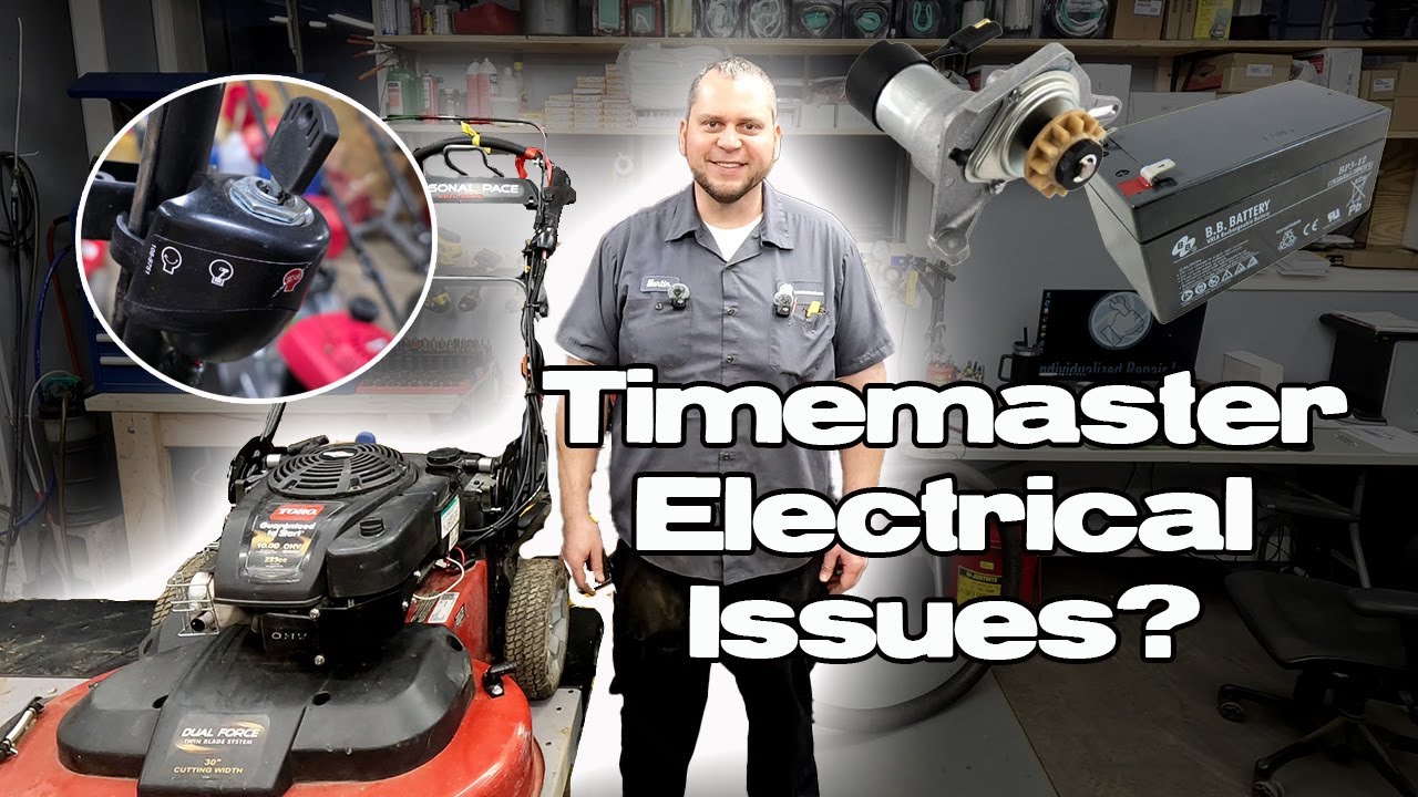 Toro TimeMaster Mower Won’t Start? Full Electrical System Diagnosis ...