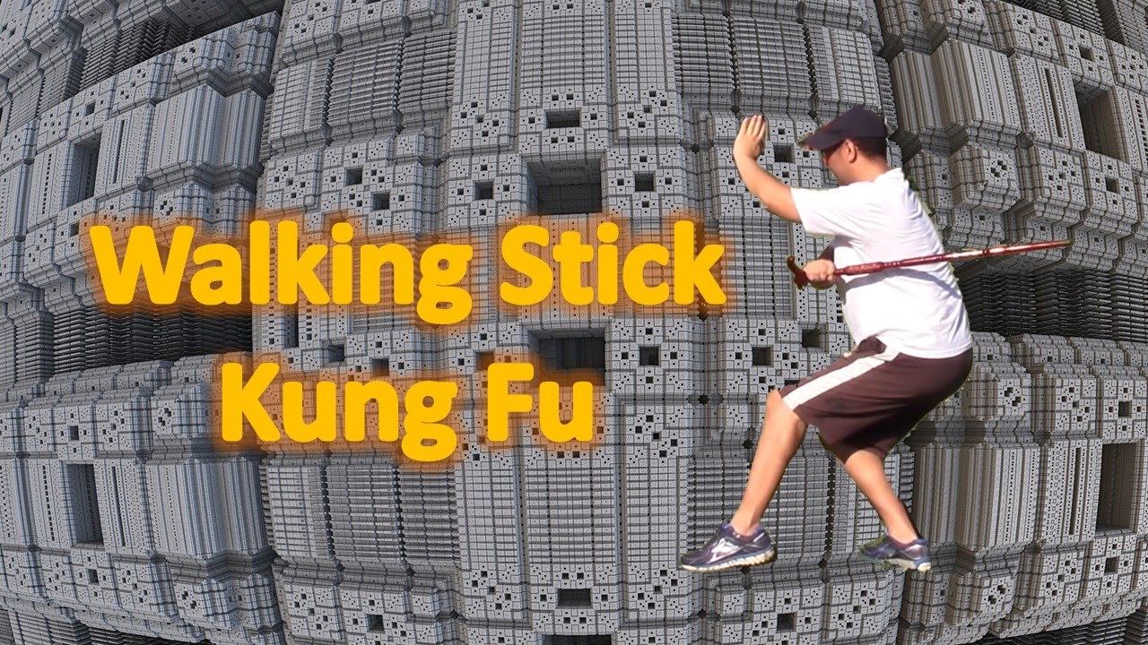Walking Stick Kung Fu Fitness Tutorial - YouTube