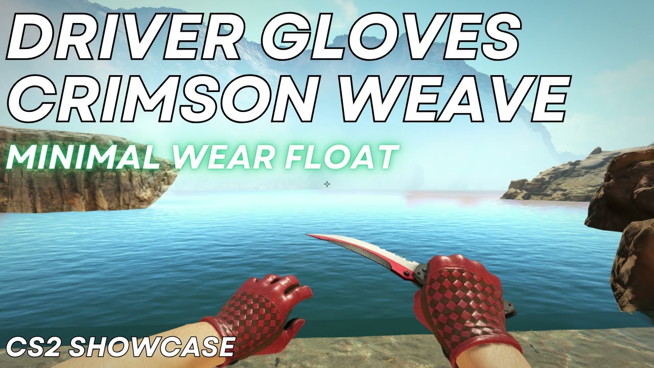 Driver Gloves Crimson Weave (Minimal Wear) | CS2 Skin Showcase #1188 ...