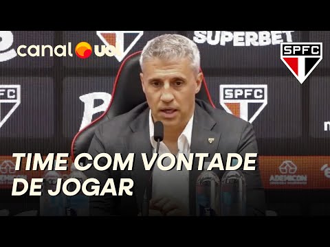 CRESPO DESTACA DESEMPENHO DO SÃO PAULO EM VITÓRIA SOBRE O FLUMINENSE