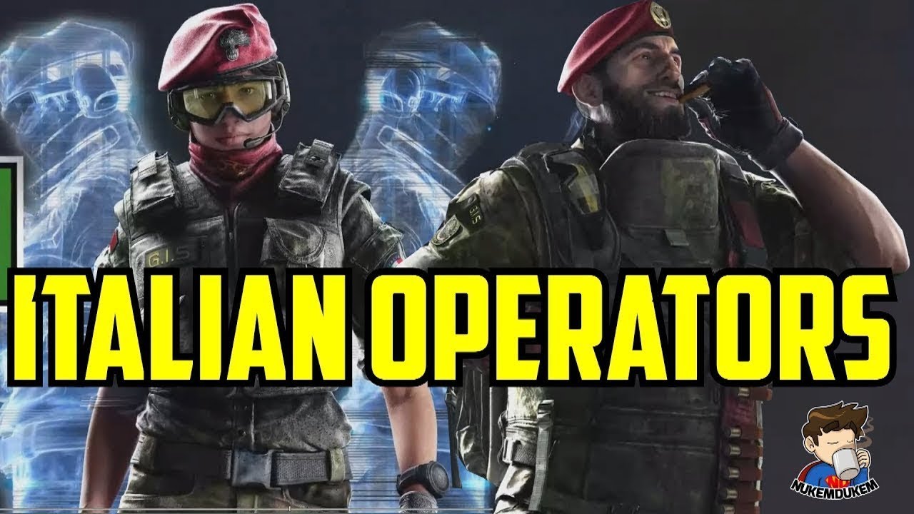 Rainbow Six Siege Alibi & Maestro voice lines R6 Italian makes fun of ...