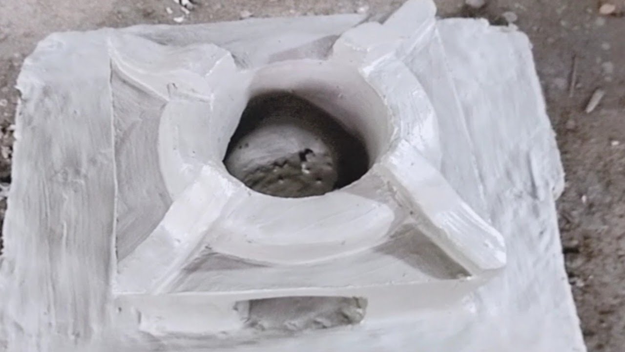 Primitive Style Matir Chula//How To Clay Oven//arju.k2 - YouTube