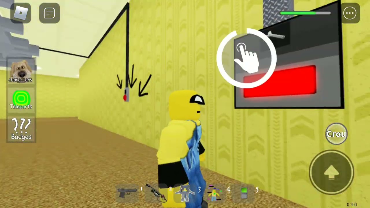 how to get blue guy in roblox escape backrooms [roblox escape backrooms ...