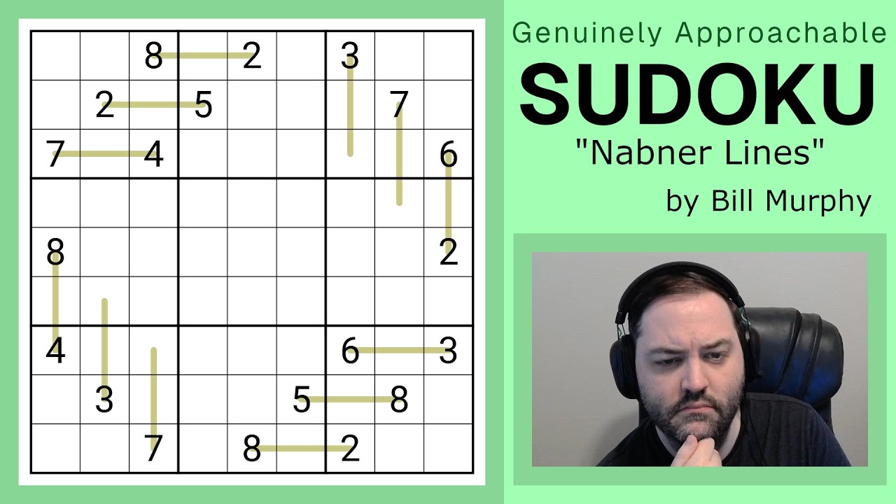 GAS Sudoku Walkthrough - Nabner Lines by Bill Murphy (2025-01-02) - YouTube