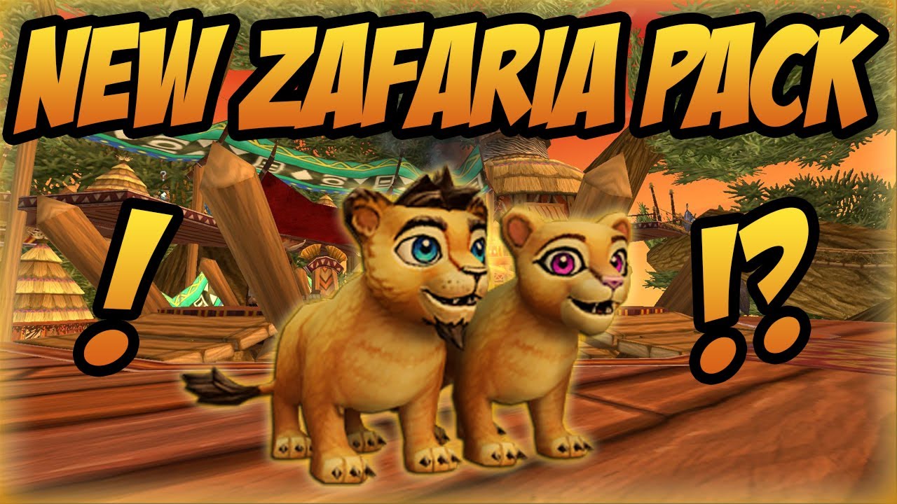 Wizard101: NEW Zafaria Safari Pack Opening! - YouTube