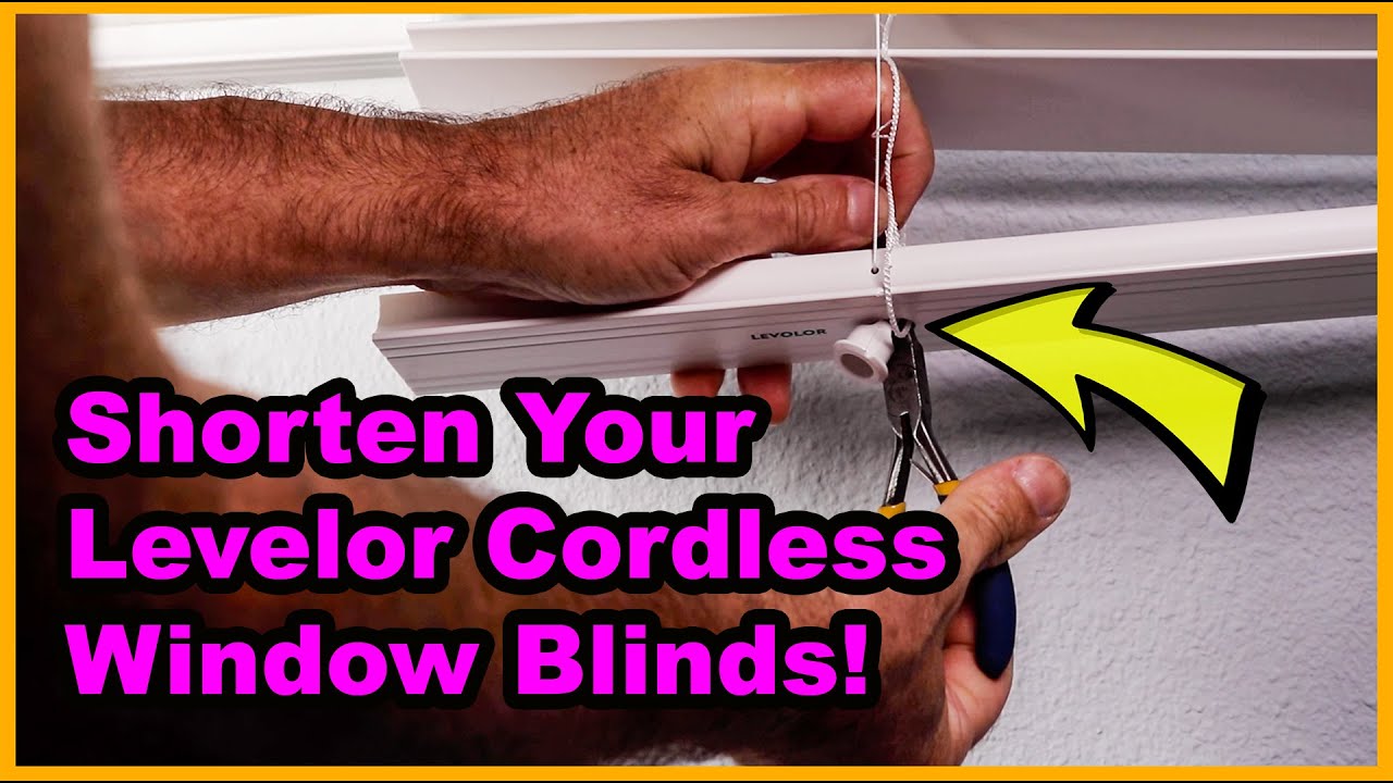 How to Master Shortening Levelor Window Blinds in Just 7 Minutes ...