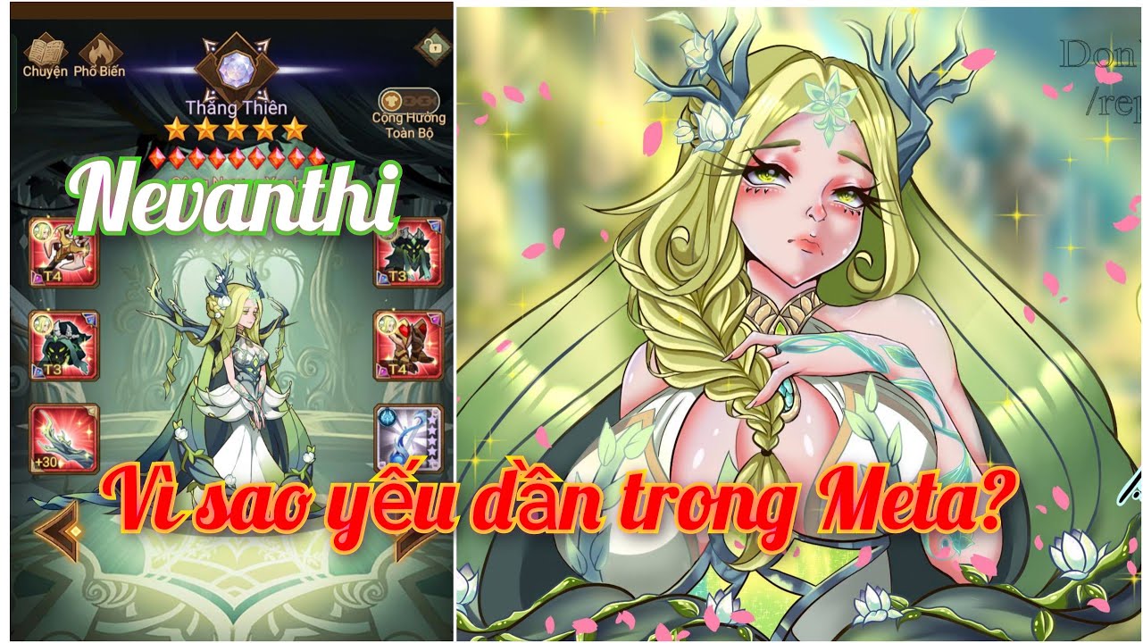Afk Arena | Nevanthi - Công Nương Xanh đuối dần trong meta trước Palmer ...