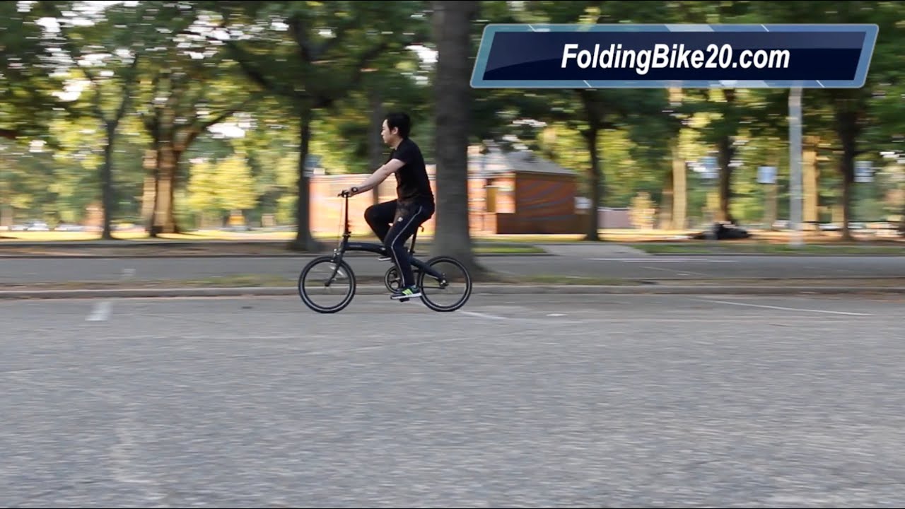 Dahon Mu Uno Folding Bike Test Ride - YouTube