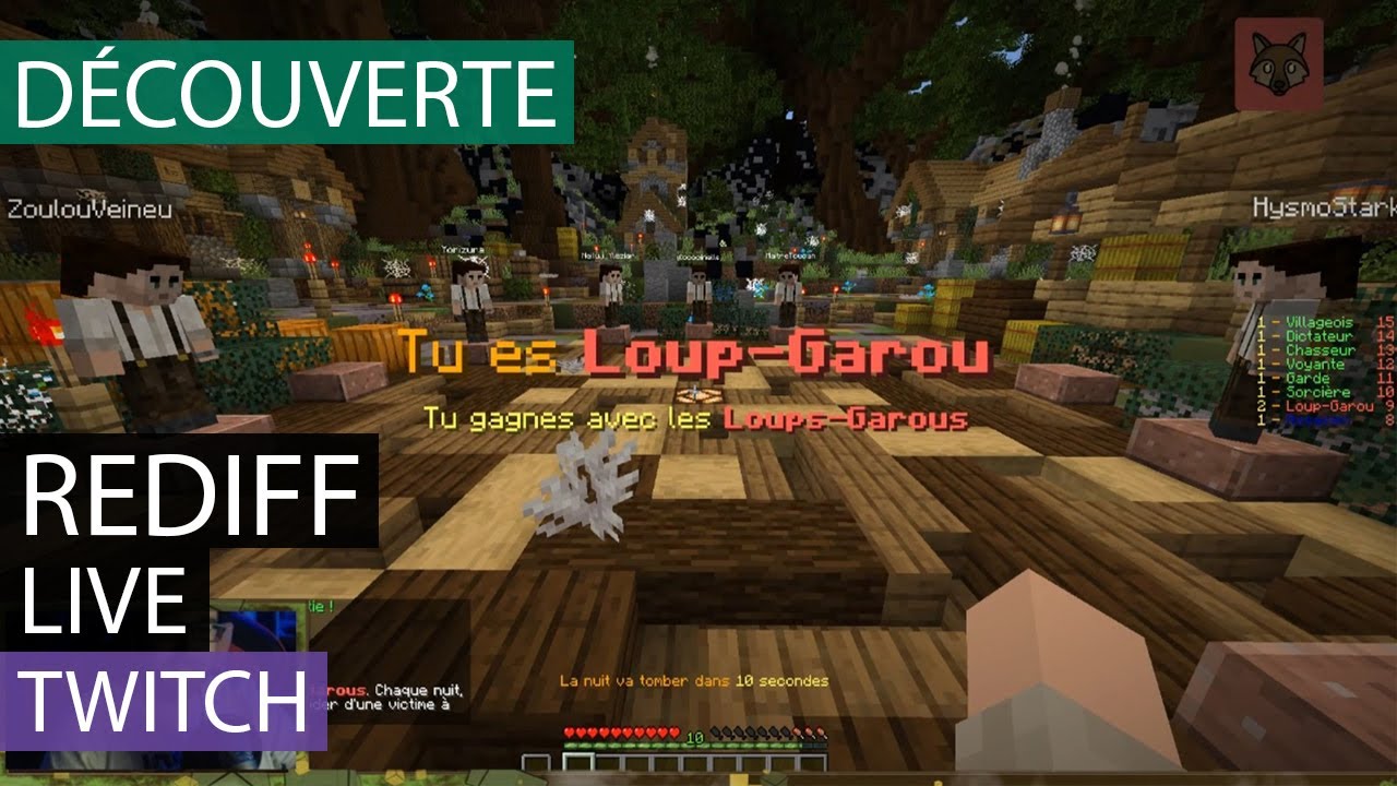 Minecraft - Loup Garou (avec Arya, Coco, Yorizura & MaitreToucan) [PC ...