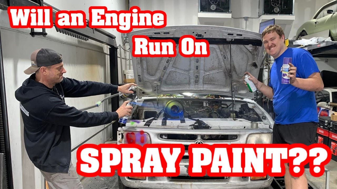 Will this Truck Engine Run on Spray Paint?? Drew's Last Day Shenanigans ...