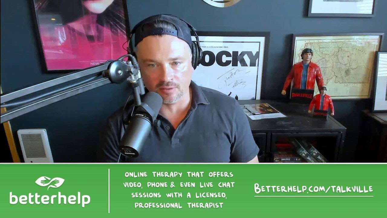 Tom Welling & Michael Rosenbaum Talk Ville 2023 BETTER HELP Ad ...