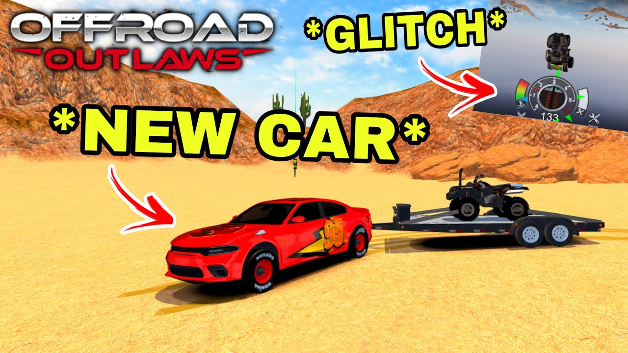 Offroad outlaws || NEW DESERT UNDER MAP WORKING GLITCH!! NEW LIGHTNING ...