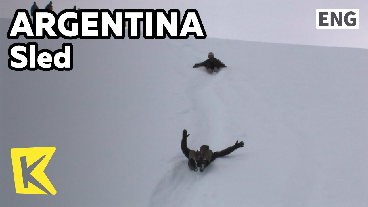 【K】Antarctica[남극 여행]만년설 위에서 즐기는 엉덩이 썰매/Sled/Permanent Snow/Perpetual ...