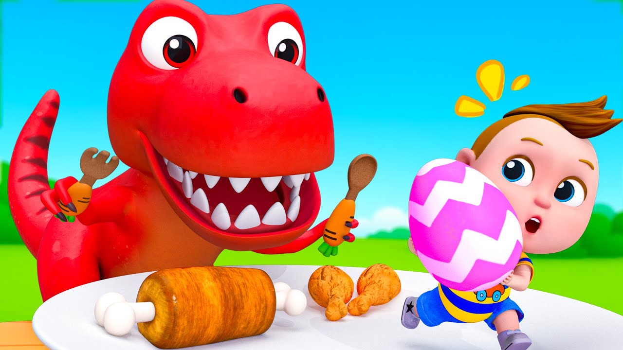 Best T-rex and dinosaur songs | T-rex Loves Dino Egg | Super Sumo ...