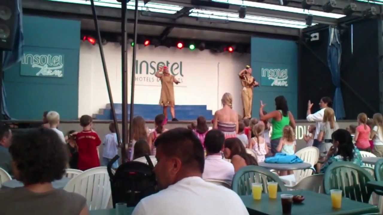 Mallorca / Insotel Club Cala Mandia Mini-Disco - veo veo 1.August 2012 ...