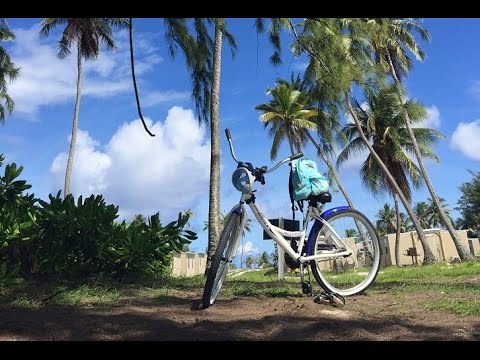 Bike Ride thru Kwajalein Atoll Marshall Islands Emon Beach on the Way ...