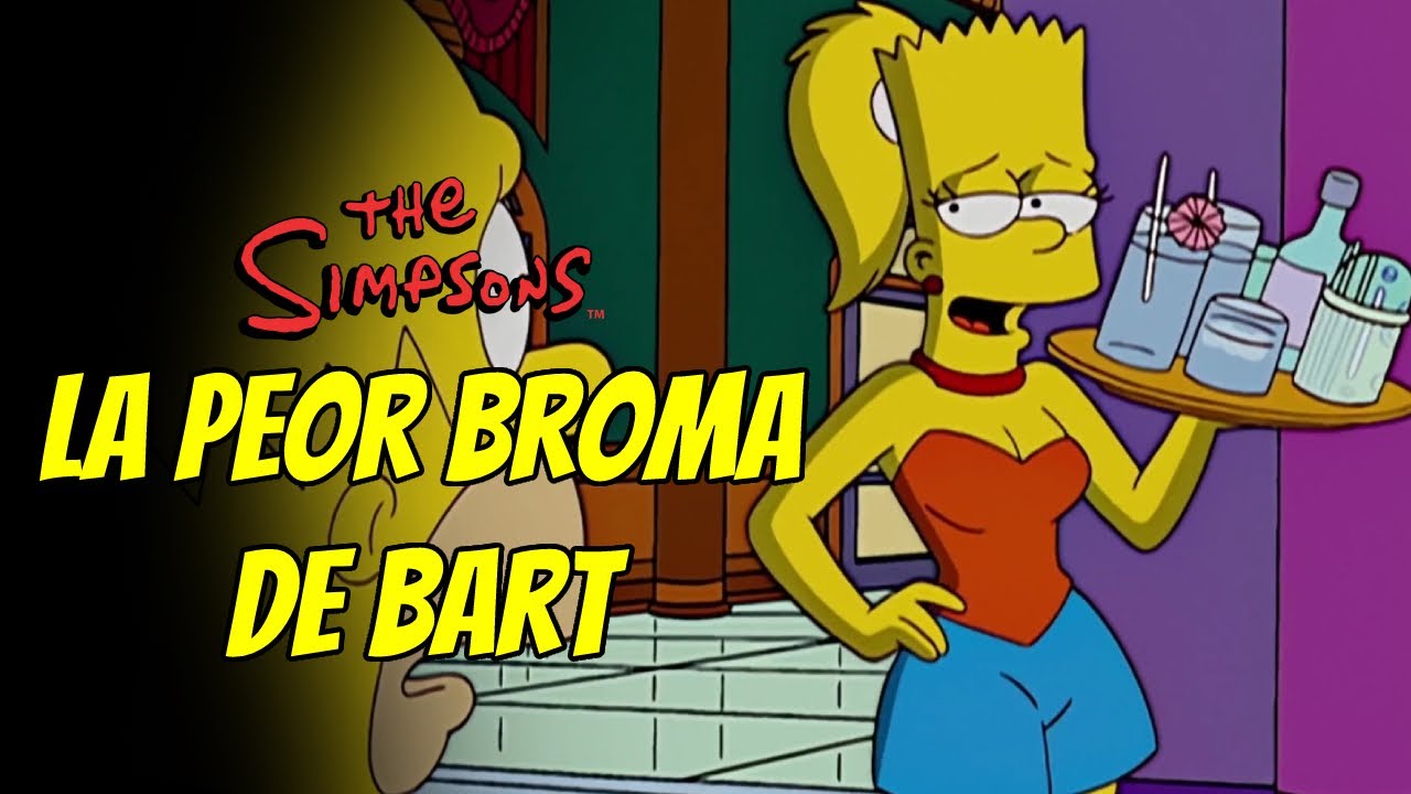 La peor travesura de Bart | Los Simpson - YouTube