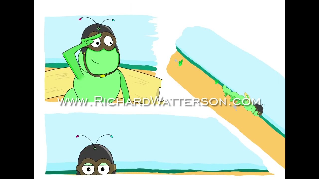 Caterpillars CANNOT FLY! Animation May 2022 update. Childrens cartoon ...