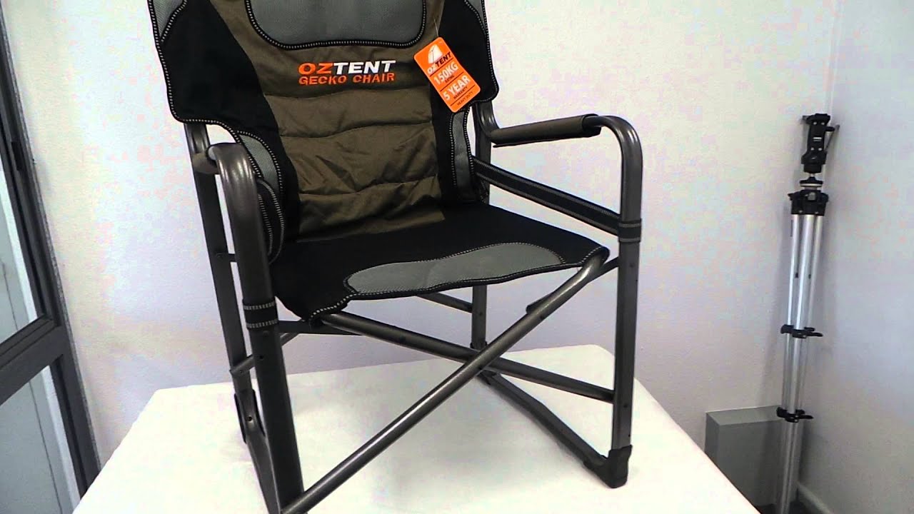 Oztent Gecko Chair without the Side Table - YouTube