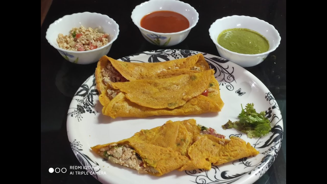Besan Chilla | Besan Chilla Recipe | How to make Chilla | Paneer ...