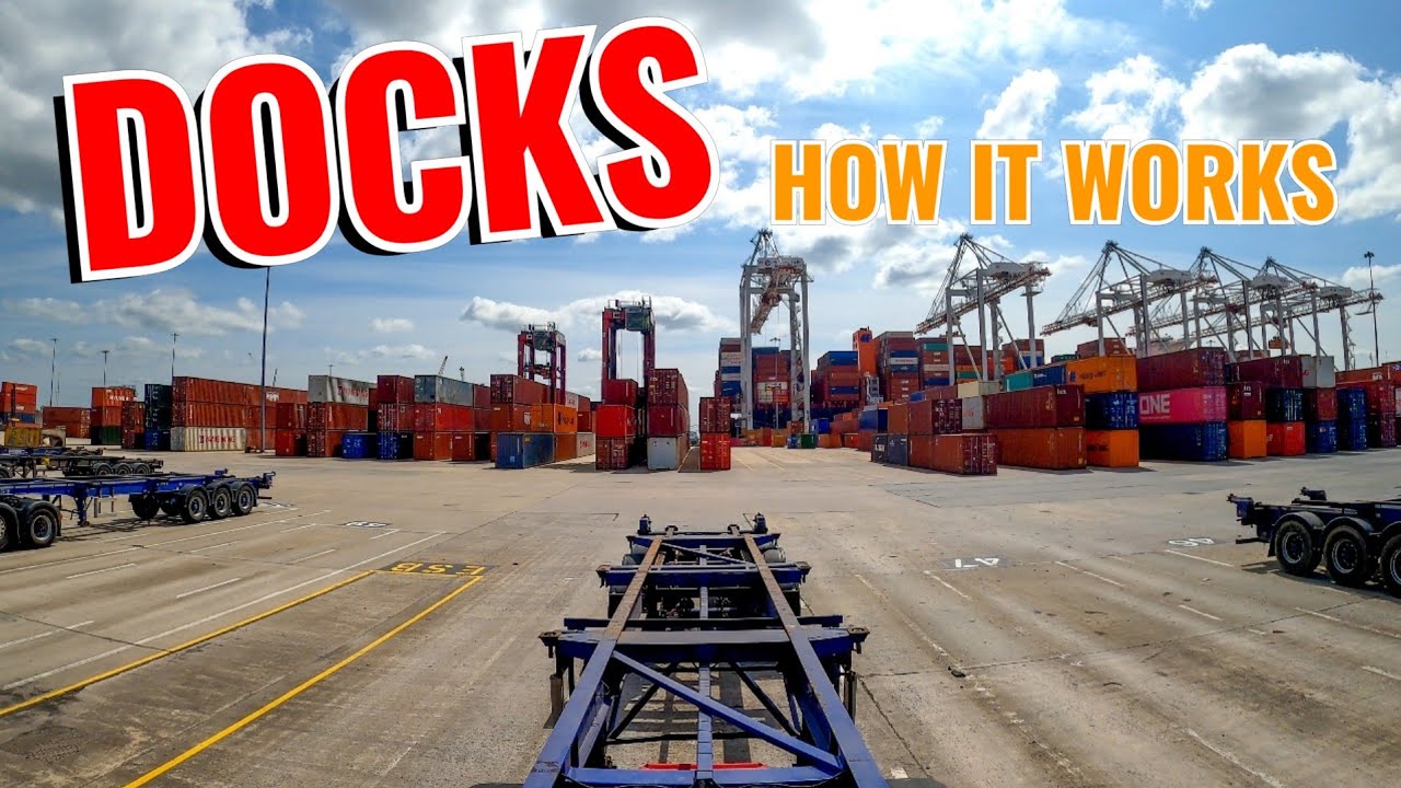 How To get a Contianer from Southampton Docks - UK HGV - YouTube