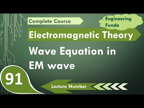 Wave Equation in Electromagnetic Waves Explained | EM Waves | Electromagnetics Theory
