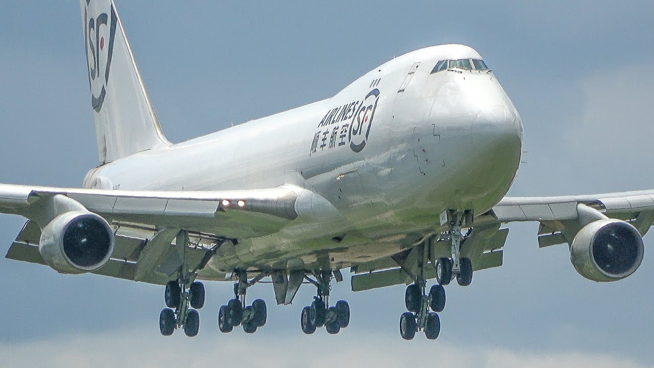 BOEING 747 DEPARTURE And LANDING B747 CLOSE UP Takeoff 4K YouTube