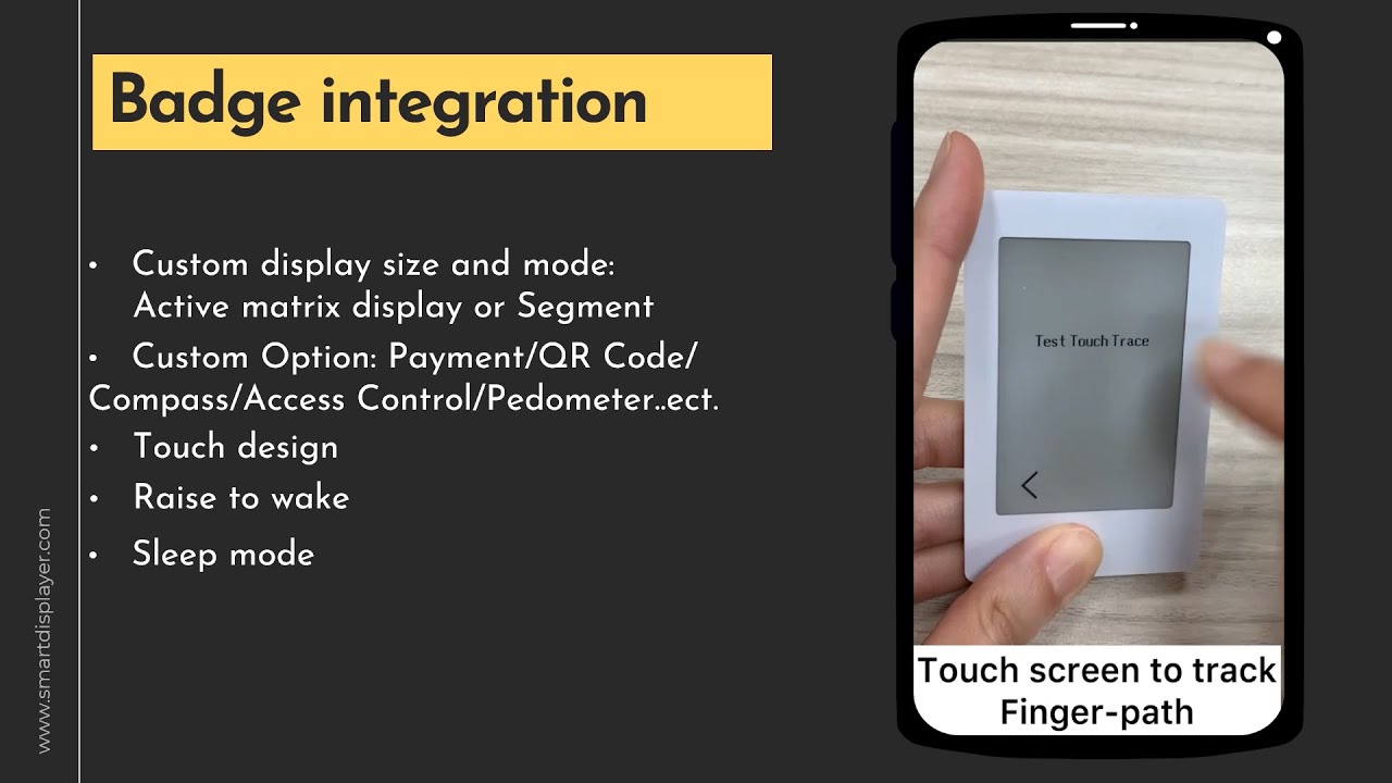 SDT Smart Sensor Badge - YouTube