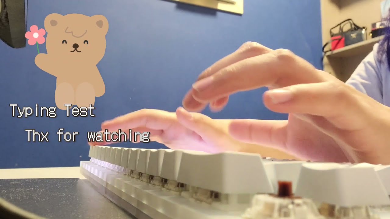 Wormier K66 color setting demonstration Gateron Brown Switches - YouTube