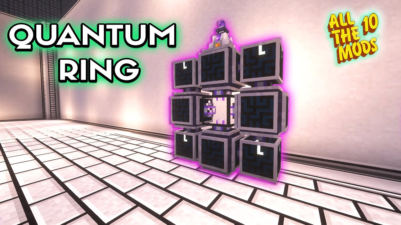 COMO USAR O QUANTUM RING - ATM10 EP36 - MINECRAFT - YouTube