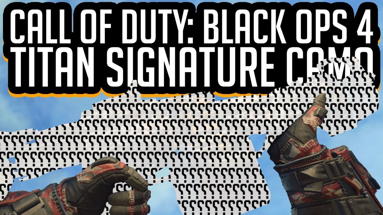 NIEUWE CAMO LIVE VRIJSPELEN OP DE TITAN! (COD: Black Ops 4) - YouTube