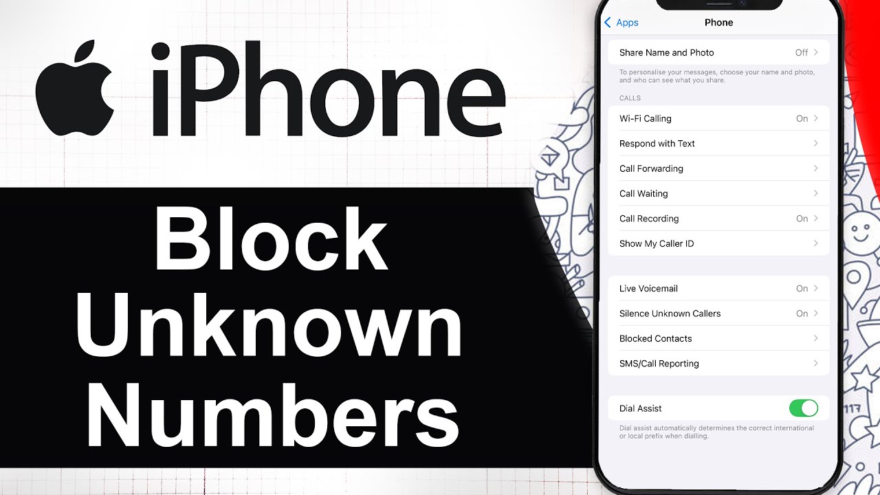 How To Block Unknown Numbers on iPhone (Step By Step) - YouTube