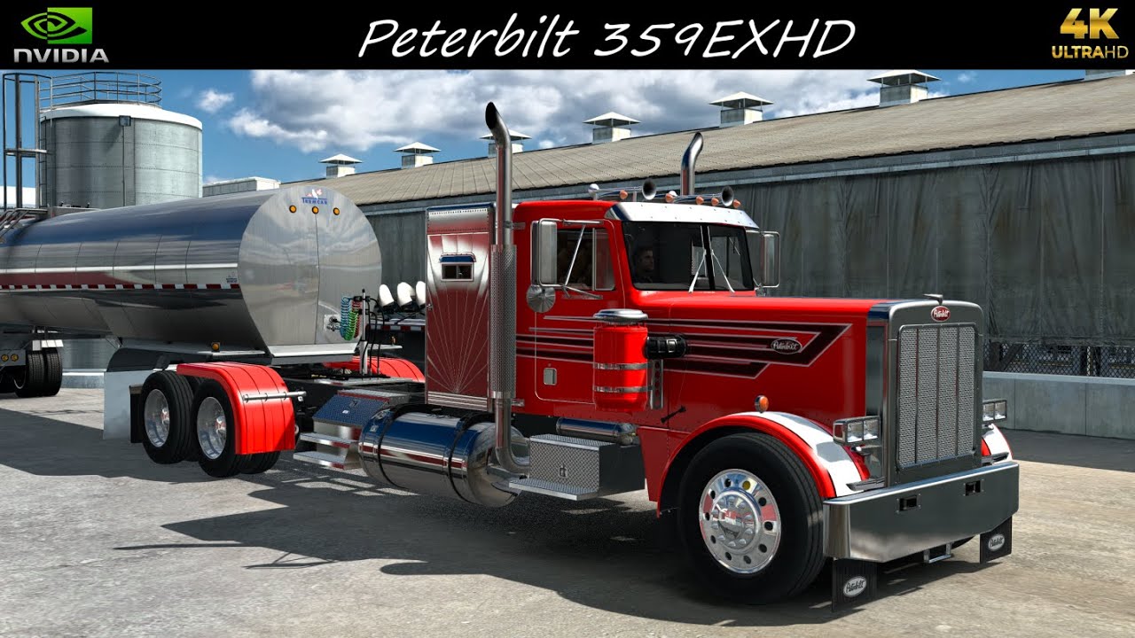 *Peterbilt 359EXHD* Raw Milk Hauled Miles City to Billings *JBX2/TAA ...