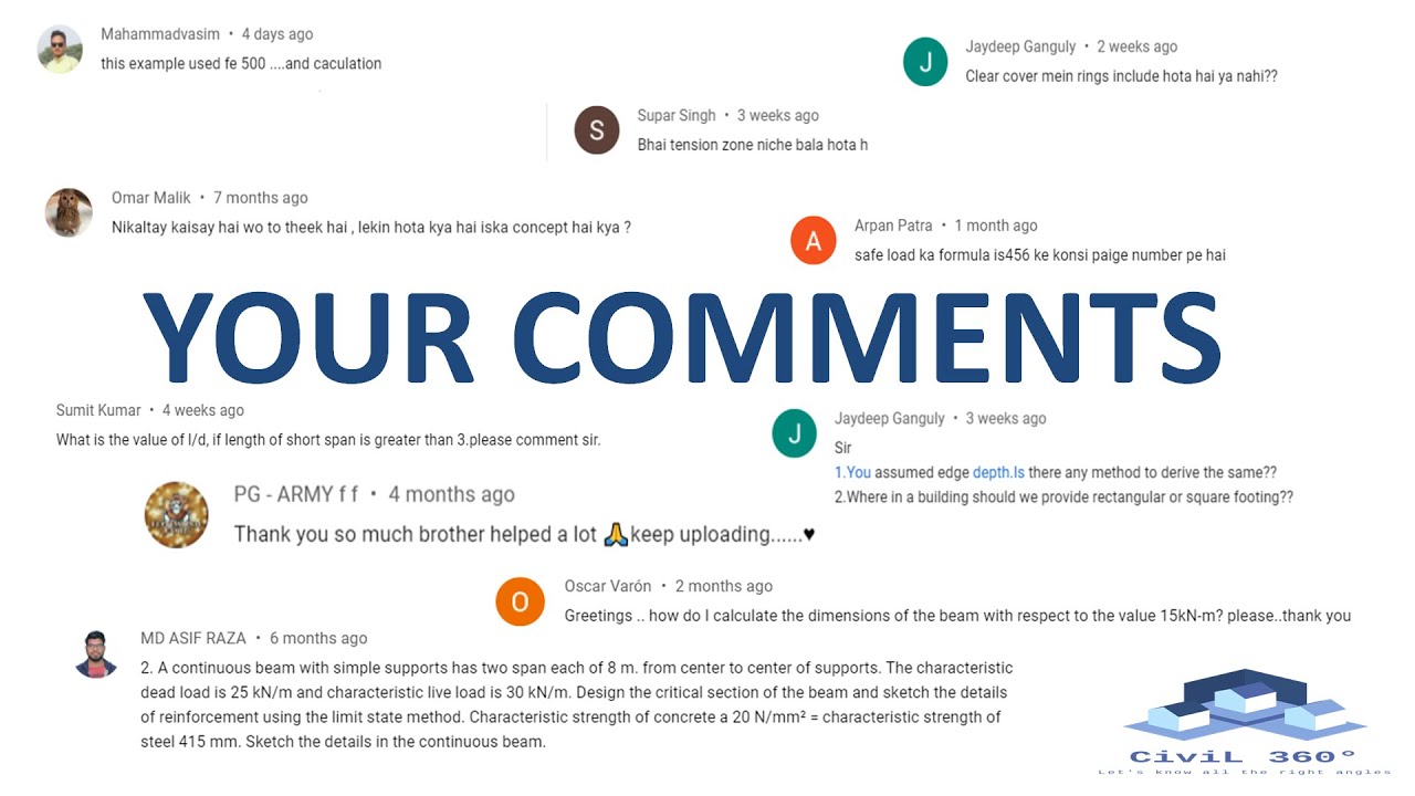 YOUR COMMENTS || MY ANSWERS - YouTube