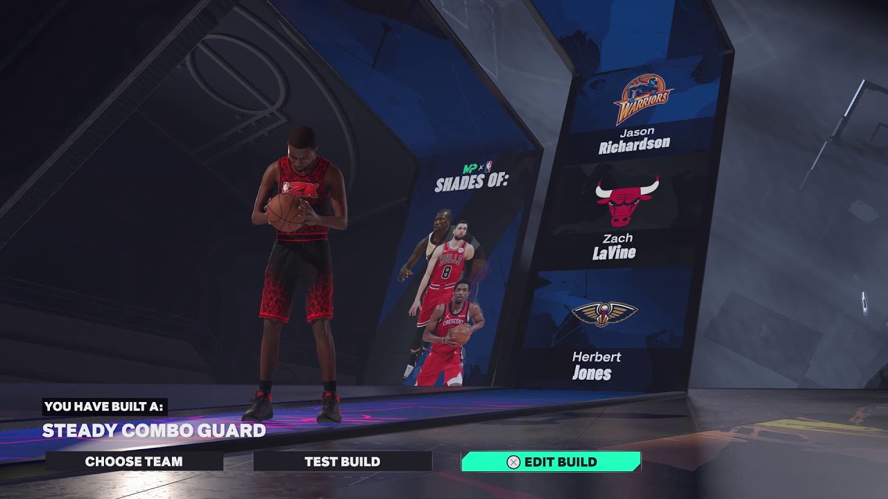 NBA 2K25 RARE BUILDS - STEADY COMBO GUARD - YouTube