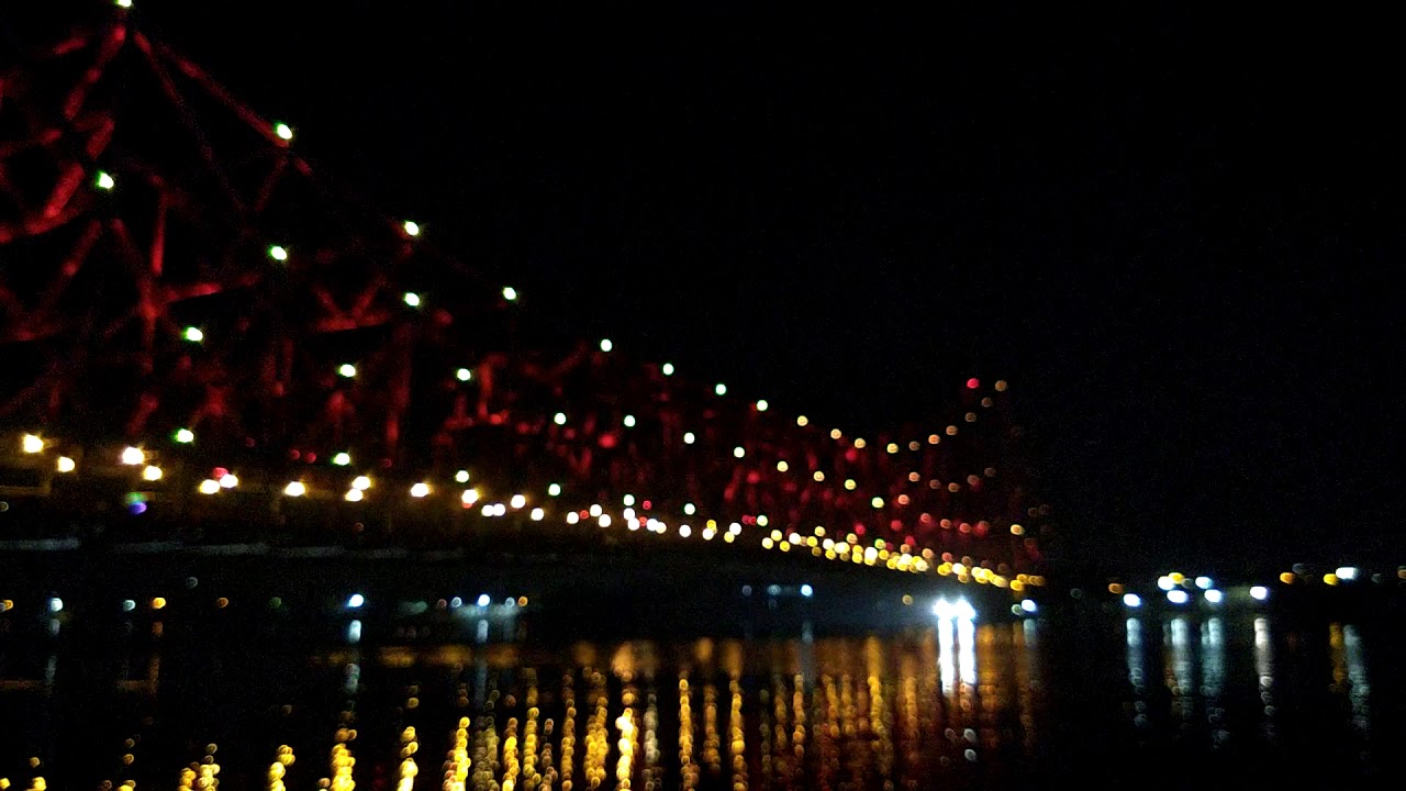 Howrah bridge lighting - YouTube