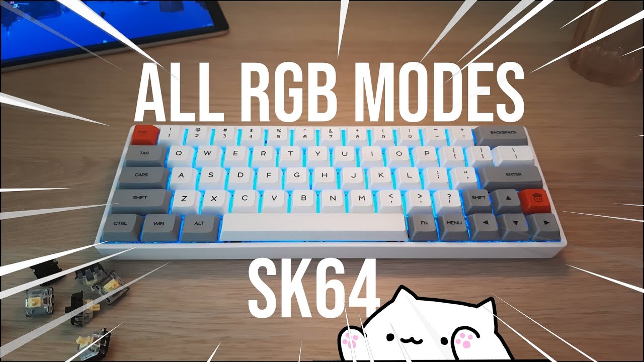 All SK64 RGB modes - YouTube