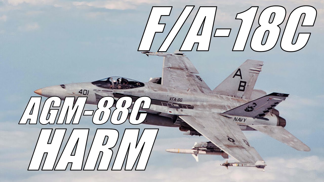 Tuto DCS HARM (AGM-88C) en F/A-18C - YouTube