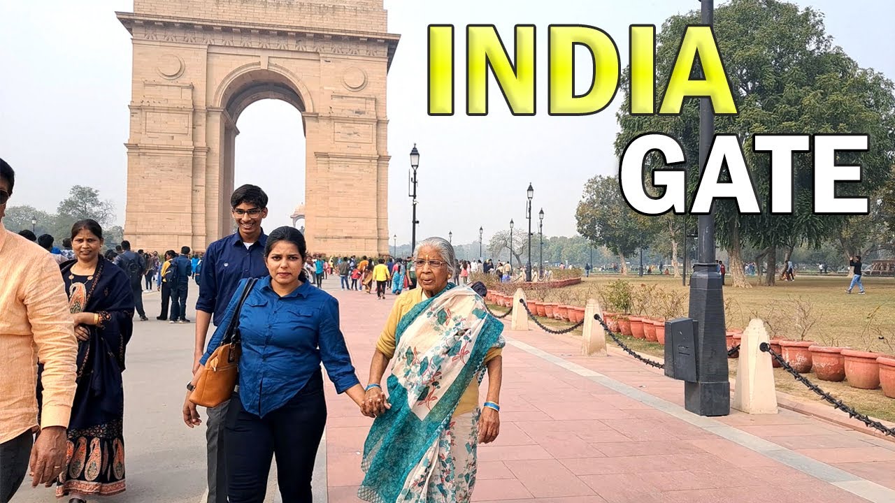 INDIA GATE New Delhi | 4K Walking Tour | Urban Walk Tours | 4k Ultra HD ...