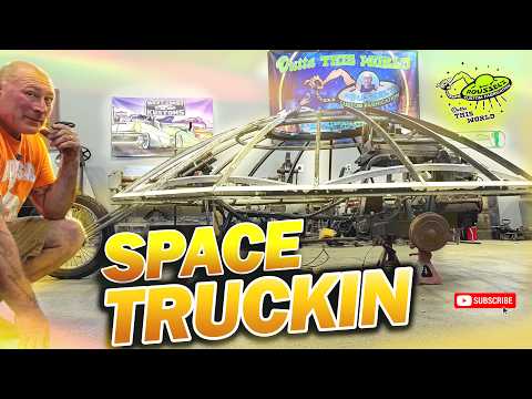 Mini-Truck Hydraulics on a UFO?! Custom Tilt Mount Fab! 🛸